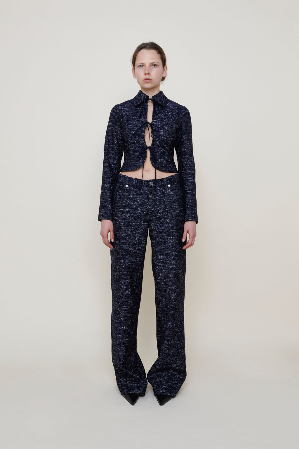 The Knot jacket, Navy tweed – ALFIE