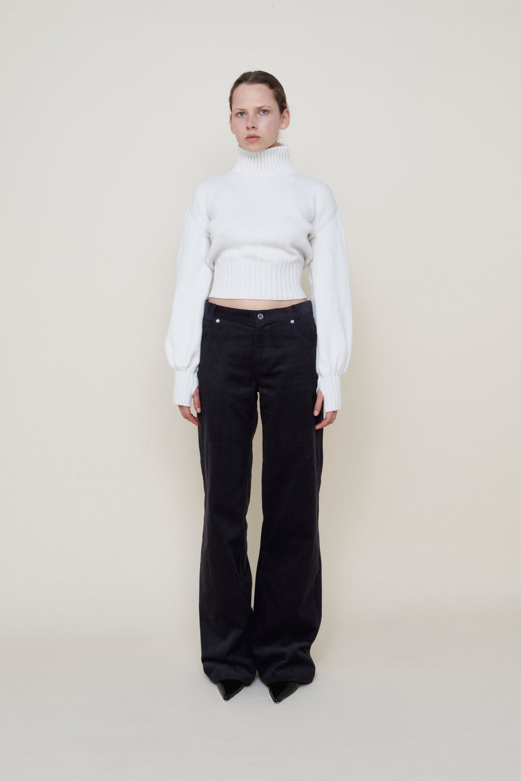 The Alice Pants, Charcoal Corduroy – ALFIE